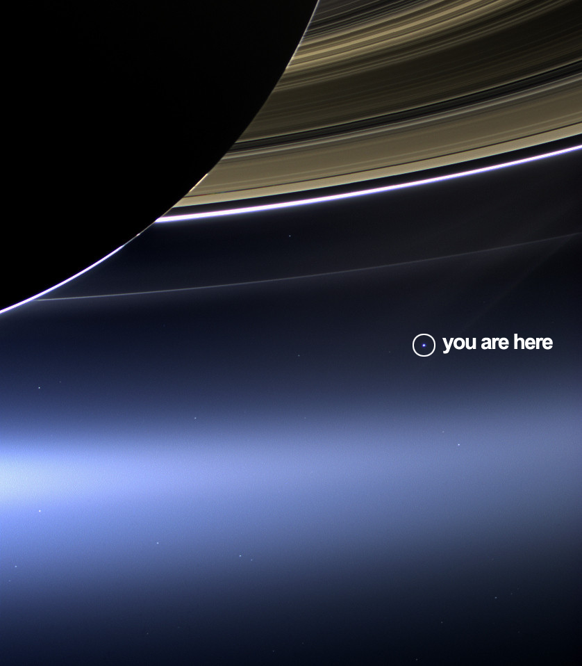 "You are here..." Image : r/space